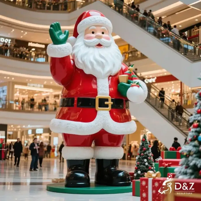 Large Santa Sculpture | Christmas Holiday Decor DZN267 - D&Z Sculpture